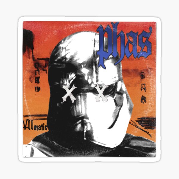 "Phas (vinyl square version)" Sticker for Sale by whythelpface | Redbubble