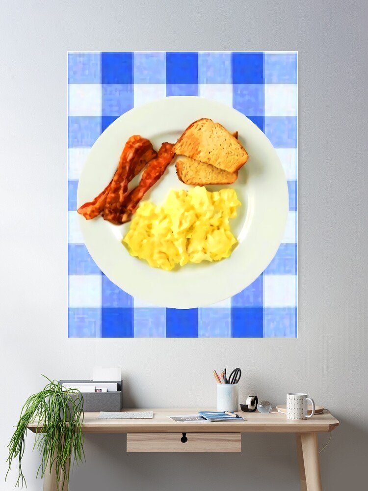 Ron Swanson Ontbijt Poster Ron Swanson Fan Art Commission