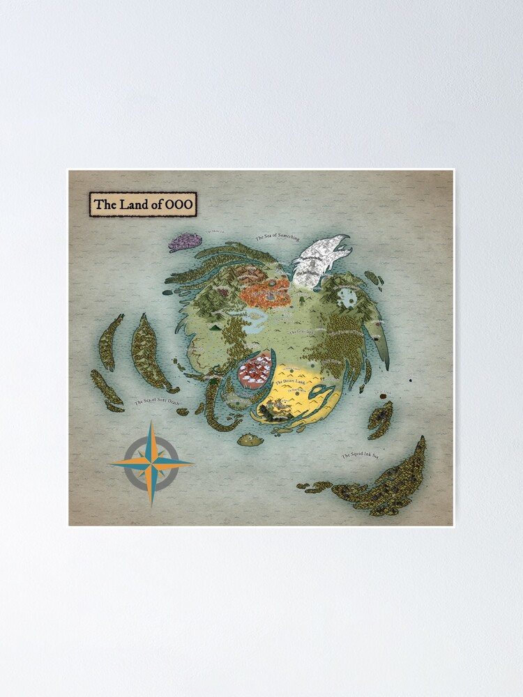 "The land of Ooo full map" Poster by The Cool Store | Redbubble
