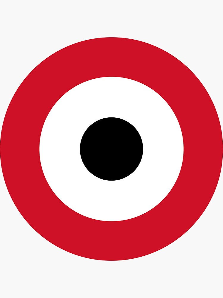 "Egyptian Air Force - Roundel" Sticker for Sale by wordwidesymbols ...