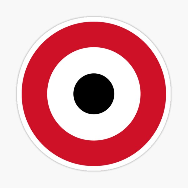 "Egyptian Air Force - Roundel" Sticker for Sale by wordwidesymbols ...