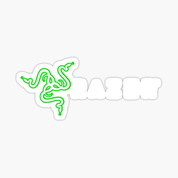 "LAPTOP - "RAZER" LOGO" Sticker for Sale by grenaldstark | Redbubble