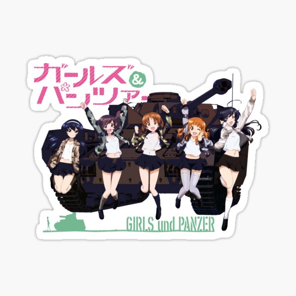 "Girls und Panzer Tank" Sticker for Sale by Animeager | Redbubble