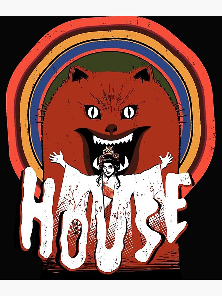 "Hausu house " Poster by kitsumehayda | Redbubble
