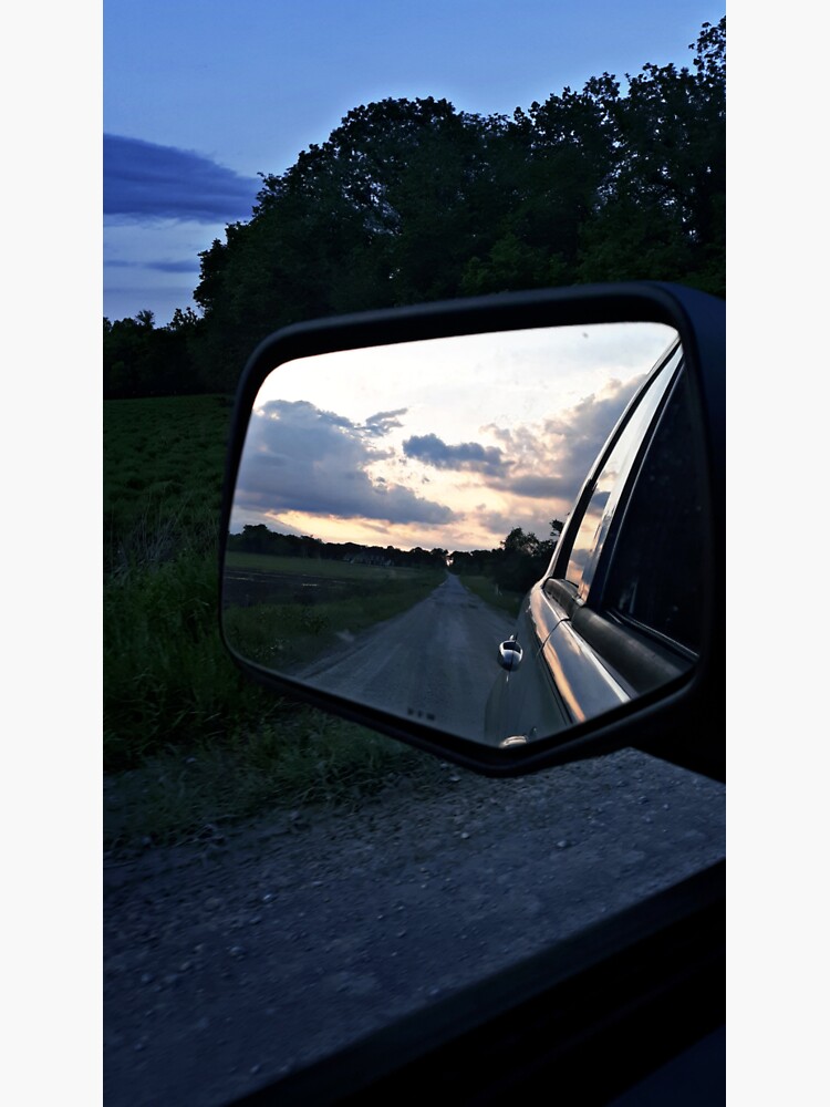 "Objects in mirror " Sticker for Sale by Sparksjoy19 | Redbubble