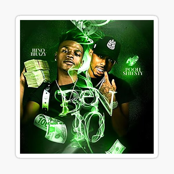 "bino brazy feat pooh shiesty" Sticker for Sale by amosgleason | Redbubble