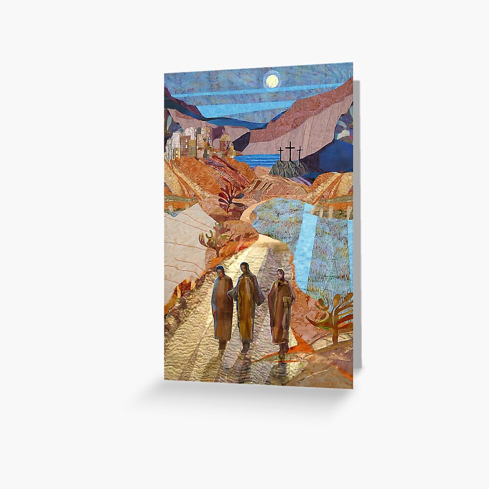 "Road to Emmaus" Greeting Card for Sale by carmenjimnez | Redbubble