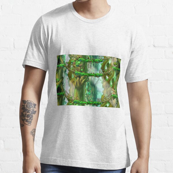 "MapleStory Ellinia Tree Dungeon Nostalgic" T-shirt for Sale by ...