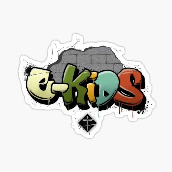 "eKIDS Graffiti " Sticker by EmmanuelShop | Redbubble