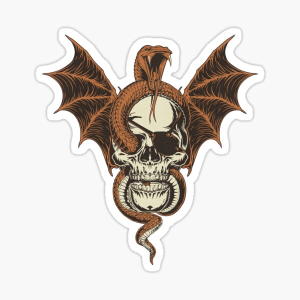 "The Flying Taipan" Sticker for Sale by VXNTLC | Redbubble