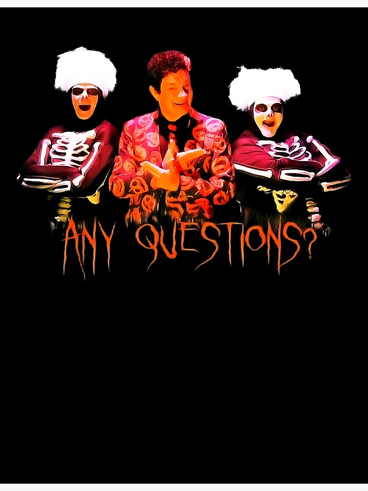 "David S Pumpkins - Any Questions" Poster for Sale by BLACKOPALl ...