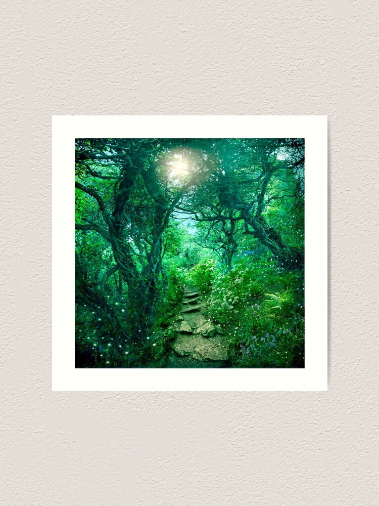 "The Secret Path (redone 2016)" Art Print for Sale by AngelaBarnett ...