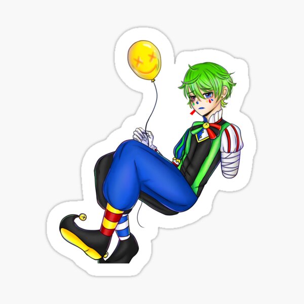 "freak show 2 sad clown" Sticker for Sale by PaolaNuno1027 | Redbubble