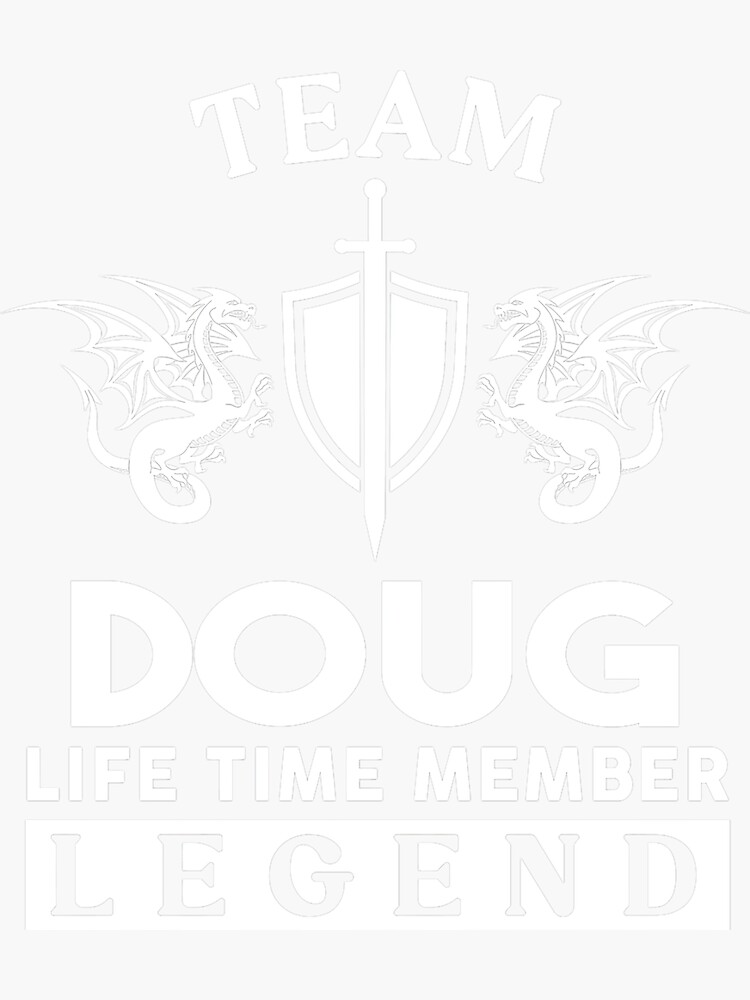 "doug name" Sticker by Haoeai | Redbubble