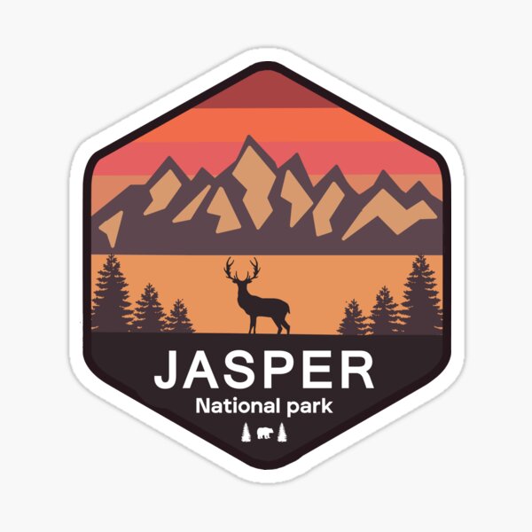 "Jasper national park" Sticker for Sale by Us-nature | Redbubble