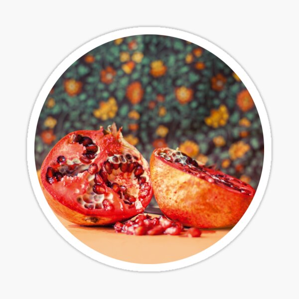 "Pomegranate" Sticker for Sale by MarieCarr | Redbubble