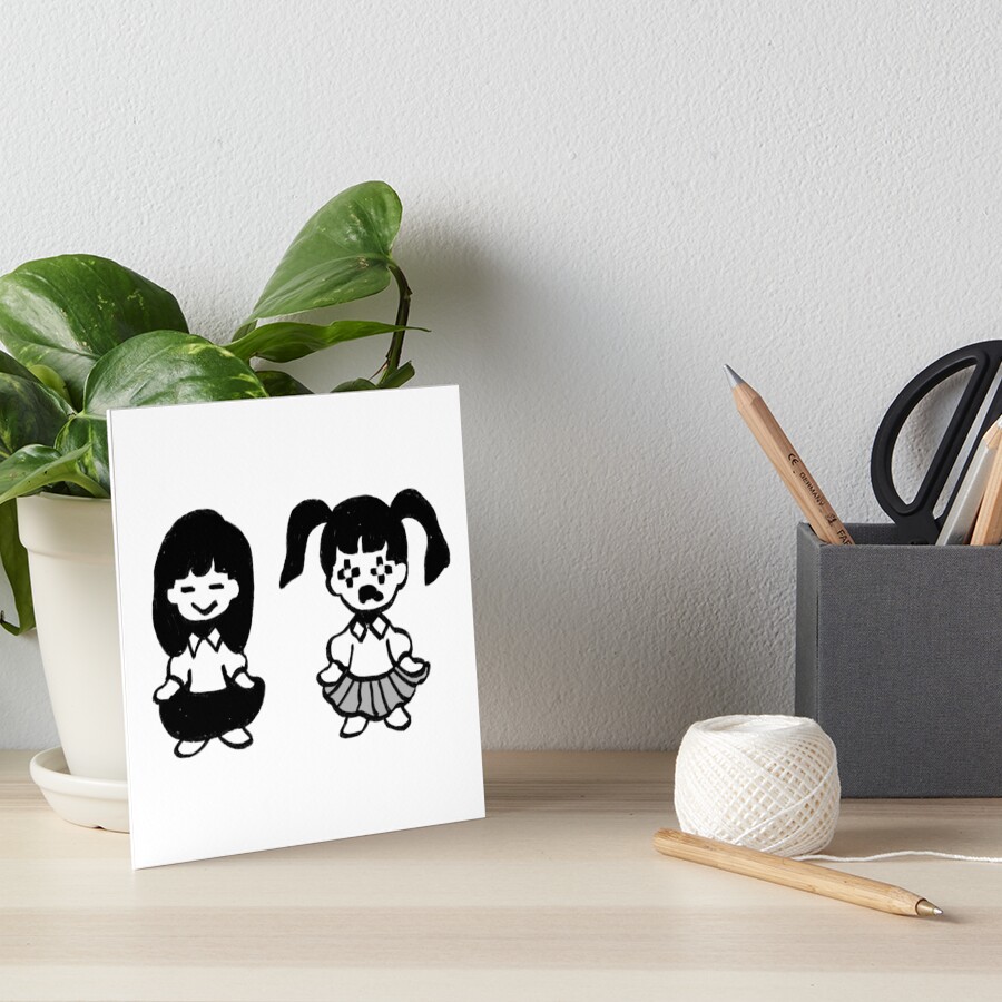 "I draw monoe and monoko sprite yume nikki" Art Board Print for Sale by ...