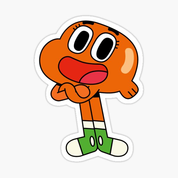 "cartoon gumbal" Sticker for Sale by robiart | Redbubble