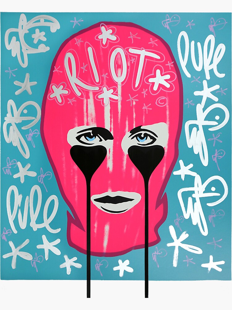 "Riot Mask" Sticker for Sale by CepakJeder | Redbubble