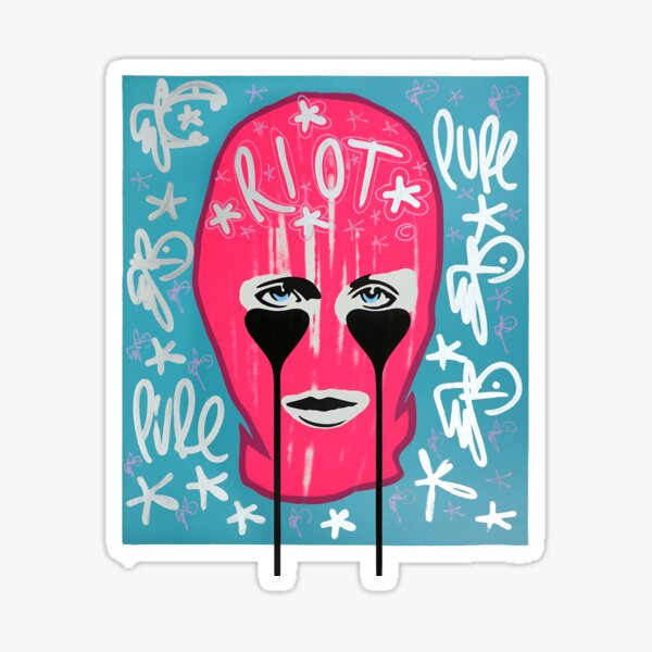 "Riot Mask" Sticker for Sale by CepakJeder | Redbubble