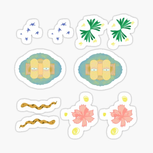 "Reversible Face and more..." Sticker for Sale by TheAwareAtelier ...