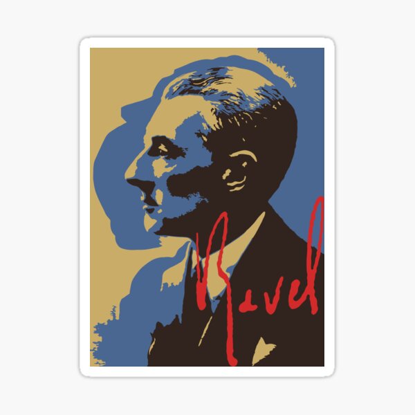 "Ravel" Sticker for Sale by SUCHDESIGN | Redbubble