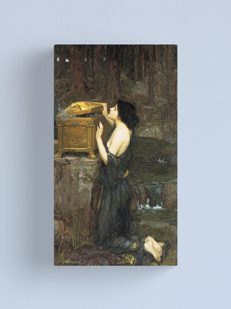 "John William Waterhouse - Pandora" Canvas Print for Sale by Vivanne ...