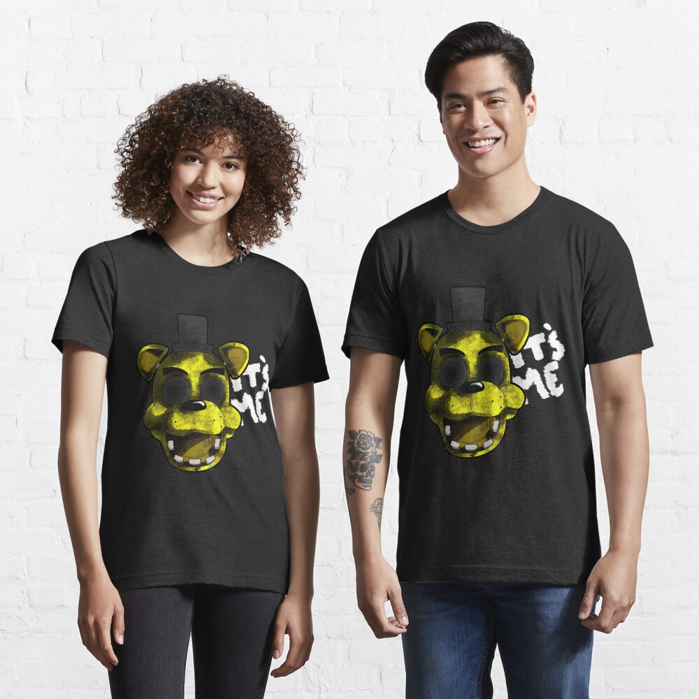 "Golden Freddy" T-shirt for Sale by Keroa | Redbubble | five nights at ...
