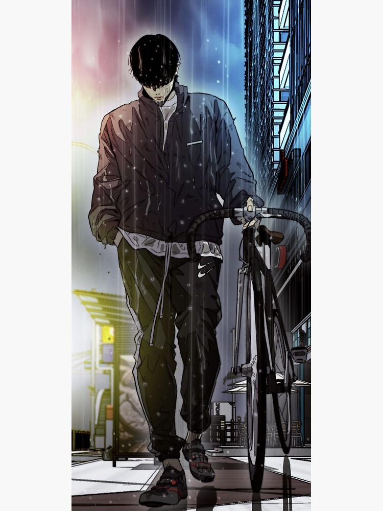 "Wind breaker" Sticker by ItsAFakeAcc | Redbubble