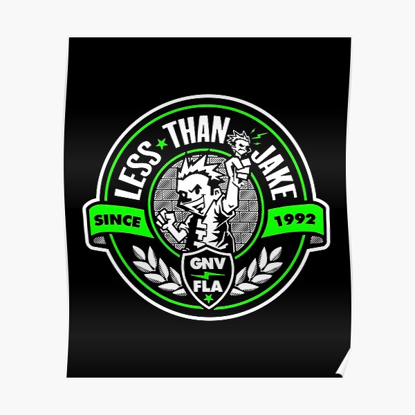 "Less Than Jake band special music ska punk band" Poster for Sale by ...