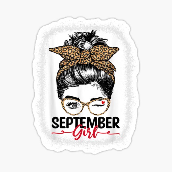 "September Girl" Sticker for Sale by PinkieSalter | Redbubble