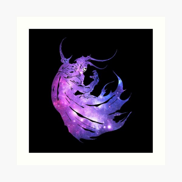 FINAL FANTASY ° Final Fantasy IV Space Logo" Art Print for Sale by ...