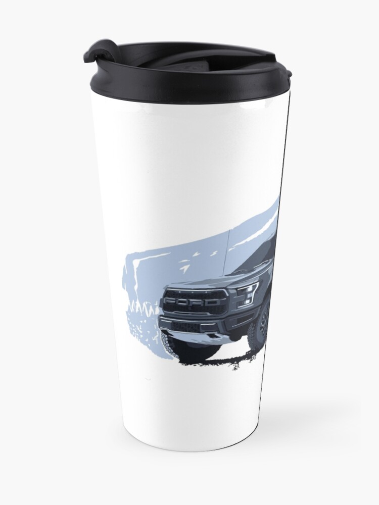 "Ford Raptor - raptor dinosaurus background" Travel Coffee Mug by ...