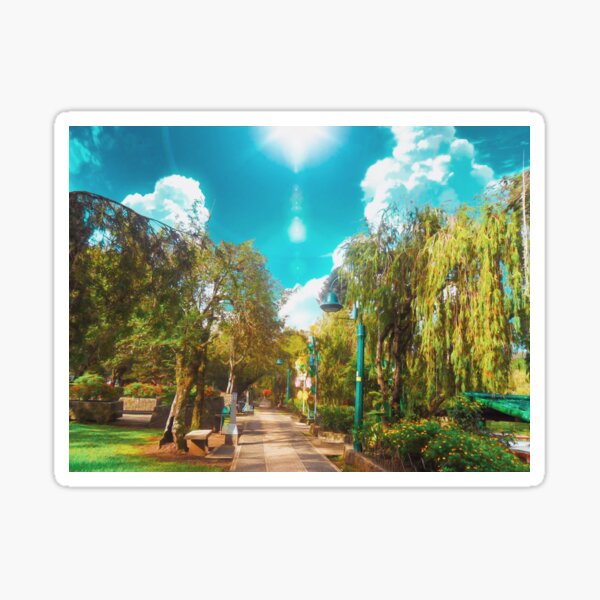 "Burnham Park from Baguio City" Sticker for Sale by otsukaren | Redbubble