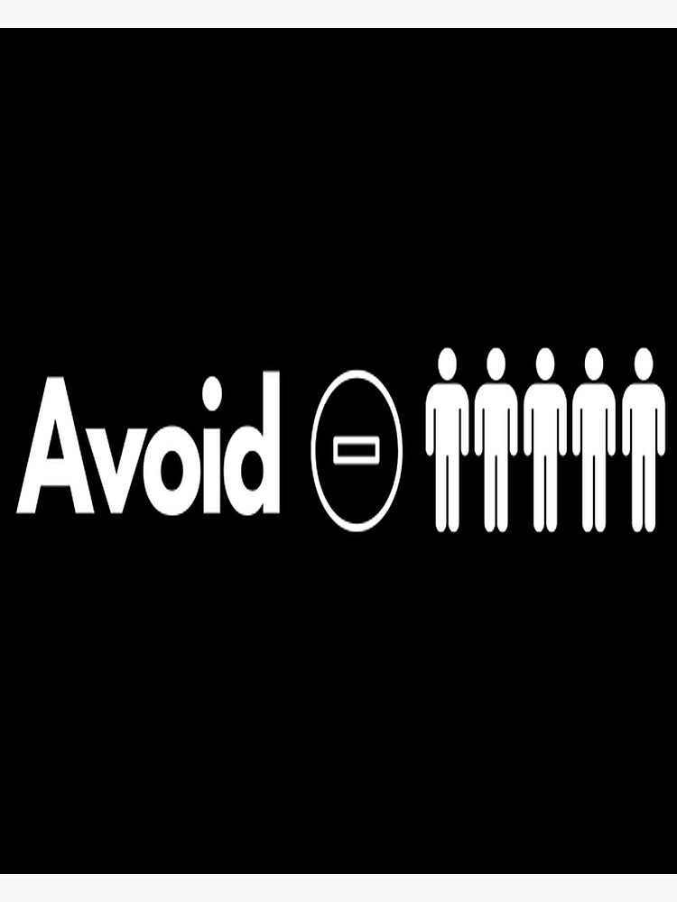 "Avoid Negative People" Poster for Sale by Webdesign-art | Redbubble