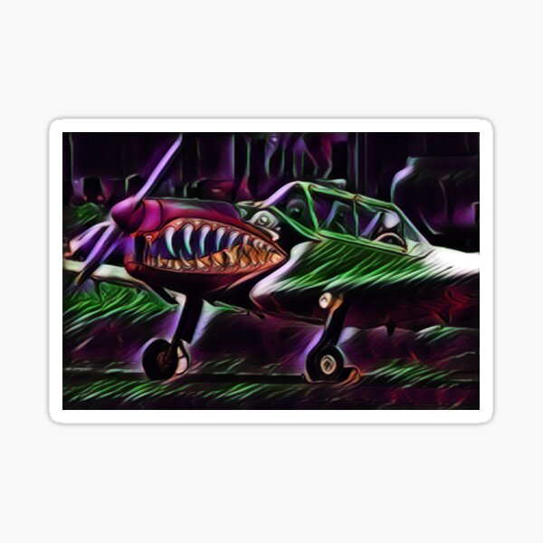 "Chipmunk Teeth In Neon" Sticker for Sale by Fearless-Fox | Redbubble