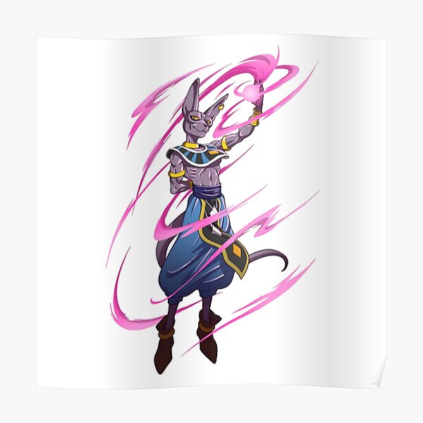 "Beerus hakai" Poster by Cursed-Teemo | Redbubble