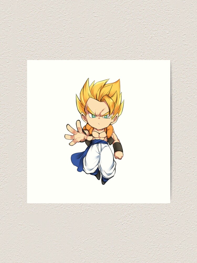 "Gogeta ss chibi" Art Print for Sale by Cursed-Teemo | Redbubble