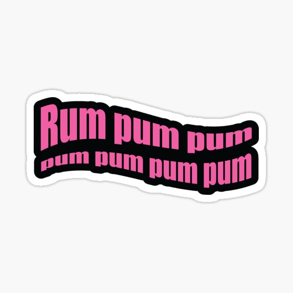 "Blackpink Rum pum pum" Sticker for Sale by Octoberboy | Redbubble