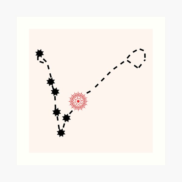 "Revati Nakshatra Hindu Vedic Sidereal Astrology Constellation" Art ...