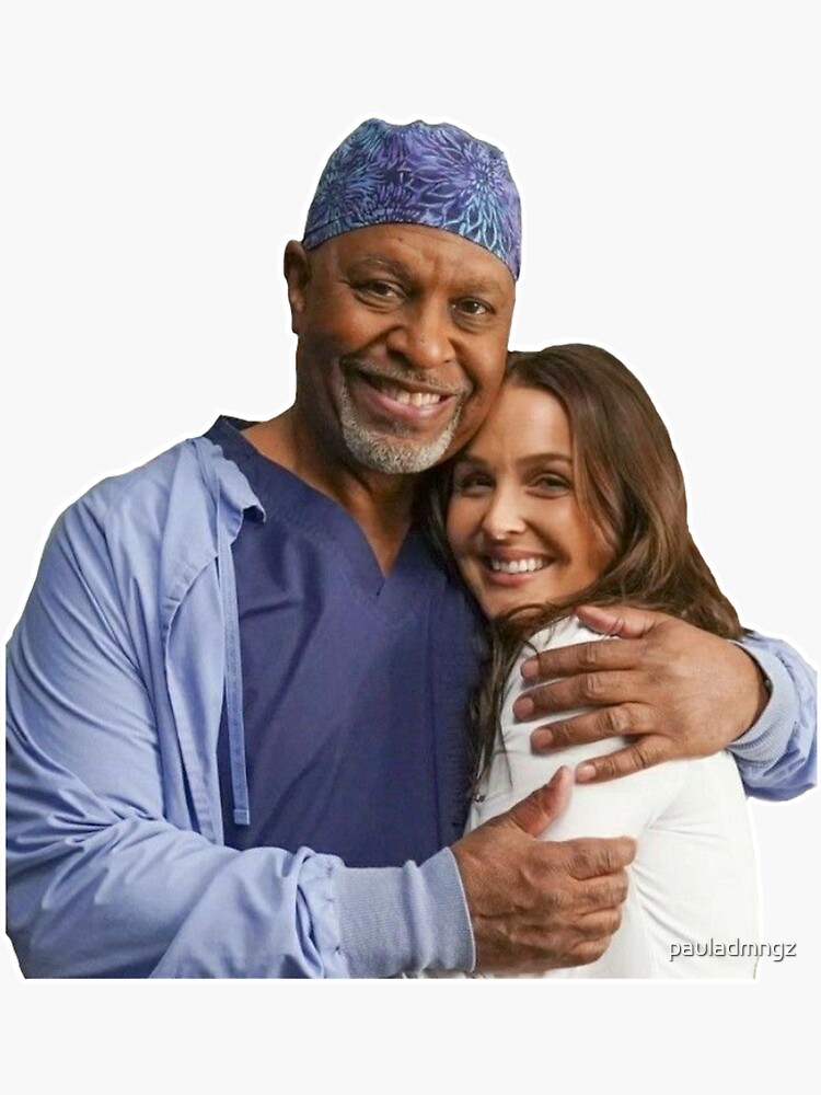 "Richard Webber and Jo Wilson" Sticker for Sale by pauladmngz | Redbubble