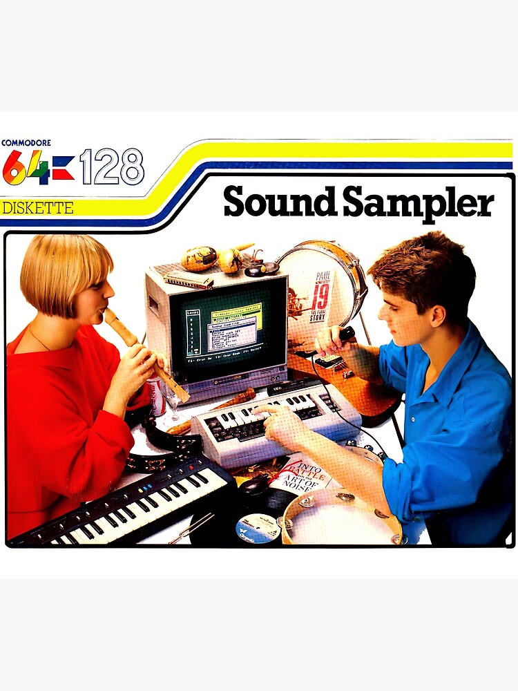 "1980s COMPUTER SOUND SAMPLER - BOX ART" Poster for Sale by ...