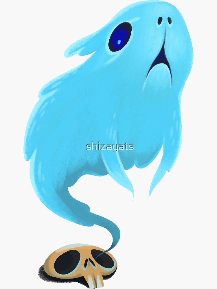 "Guinea pig Ghost" Sticker by shizayats | Redbubble