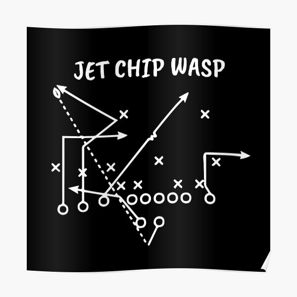 "Jet Chip Wasp Special Football Play - Football Art / Sports Art ...