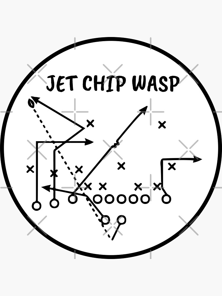 "Jet Chip Wasp Special Football Play - Football Art / Sports Art ...