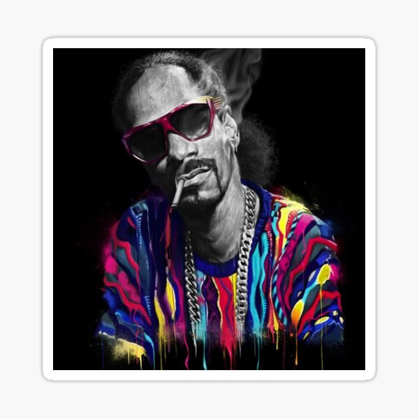 "Snoop Dogg" Sticker for Sale by DonJan | Redbubble