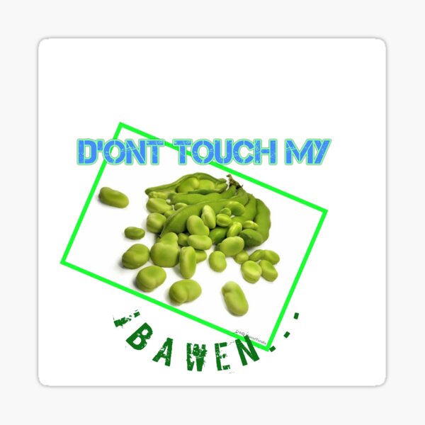 "Cava bean funny quotes ." Sticker for Sale by Riry777 | Redbubble