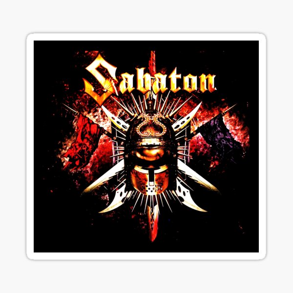 "The.sabaton band,logo, music" Sticker for Sale by pambergernx | Redbubble
