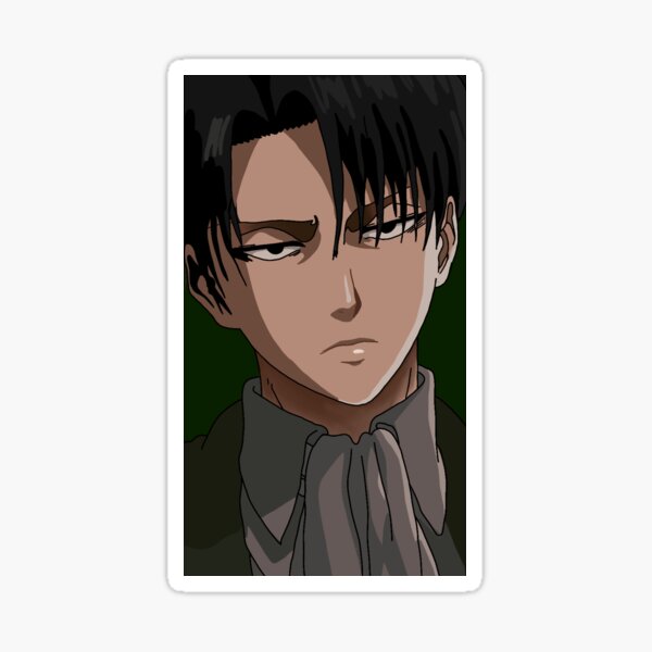 "Attack on Titan- Levi Ackerman" Sticker for Sale by ChloeS01 | Redbubble