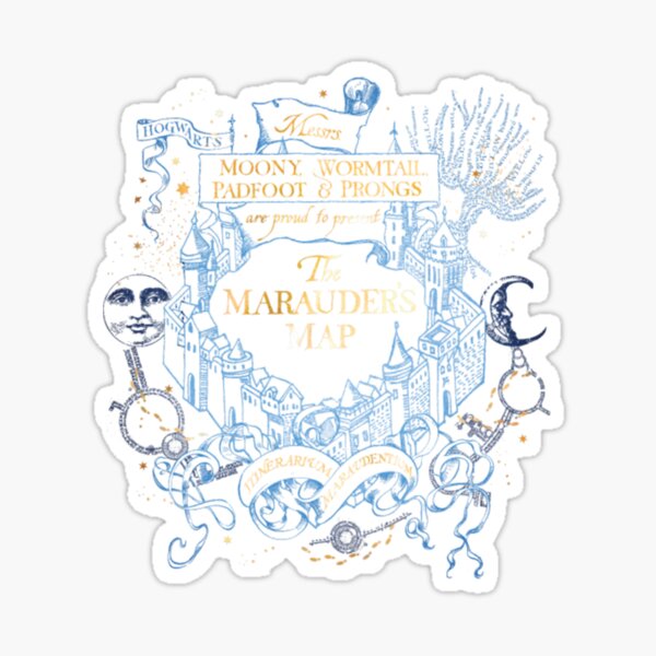 "HP Marauders" Sticker for Sale by harrypottertee | Redbubble